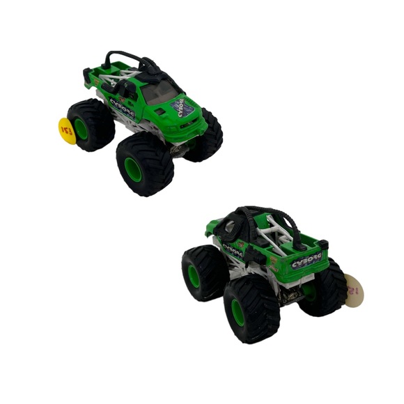 Toys | Green Cyborg Hot Wheels Monster Jam Truck | Poshmark